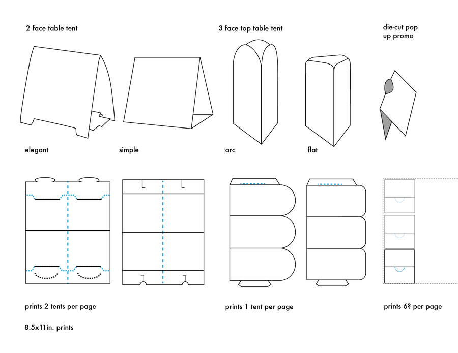 Table Tents Printing UK Cheap Table Tent Services BeePrinting